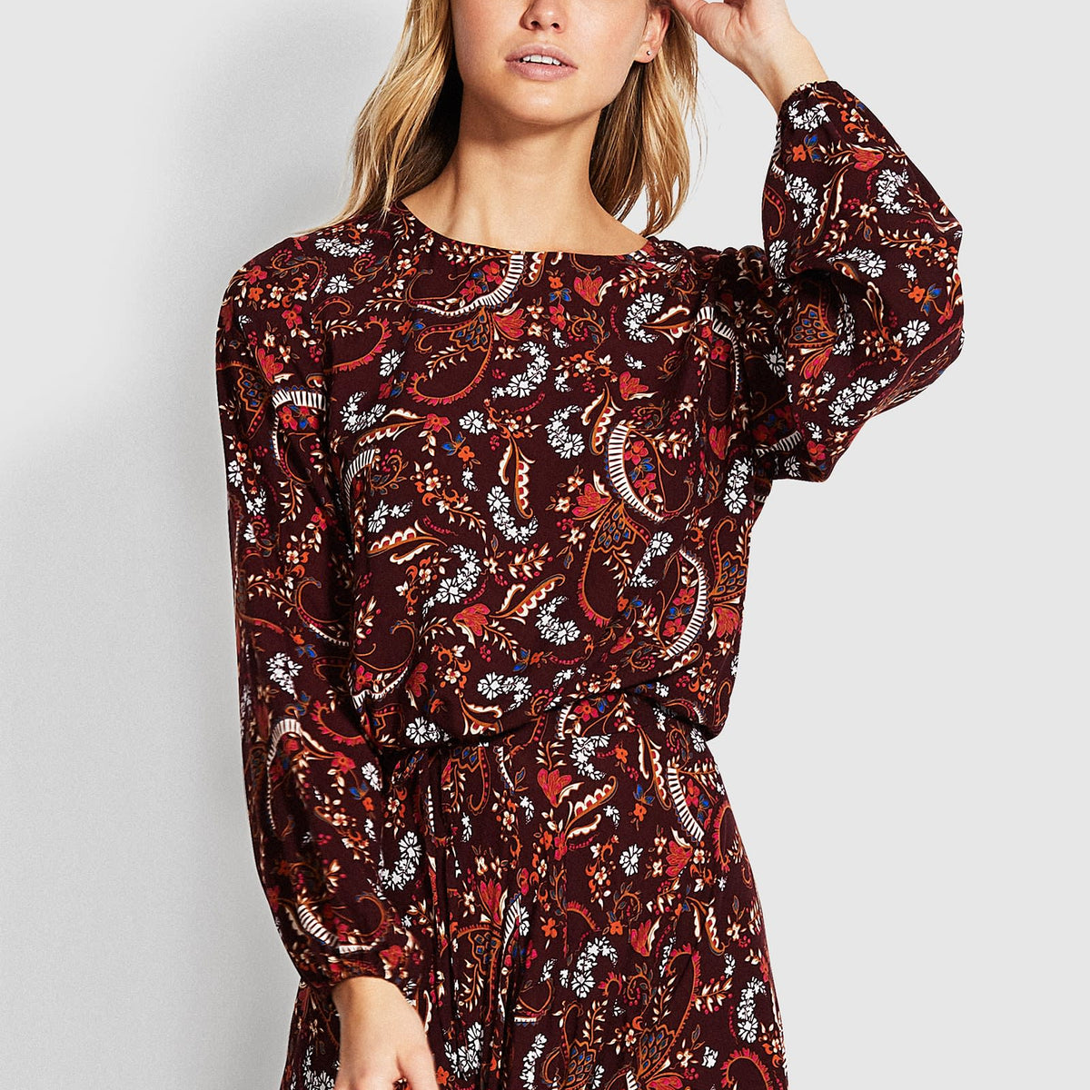El Dorado Chloe Paisley Top - Maroon – Seafolly Singapore