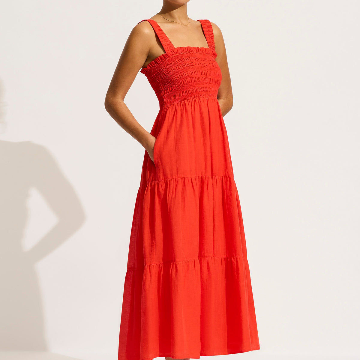 Faithful Midi Dress - Flame – Seafolly Singapore