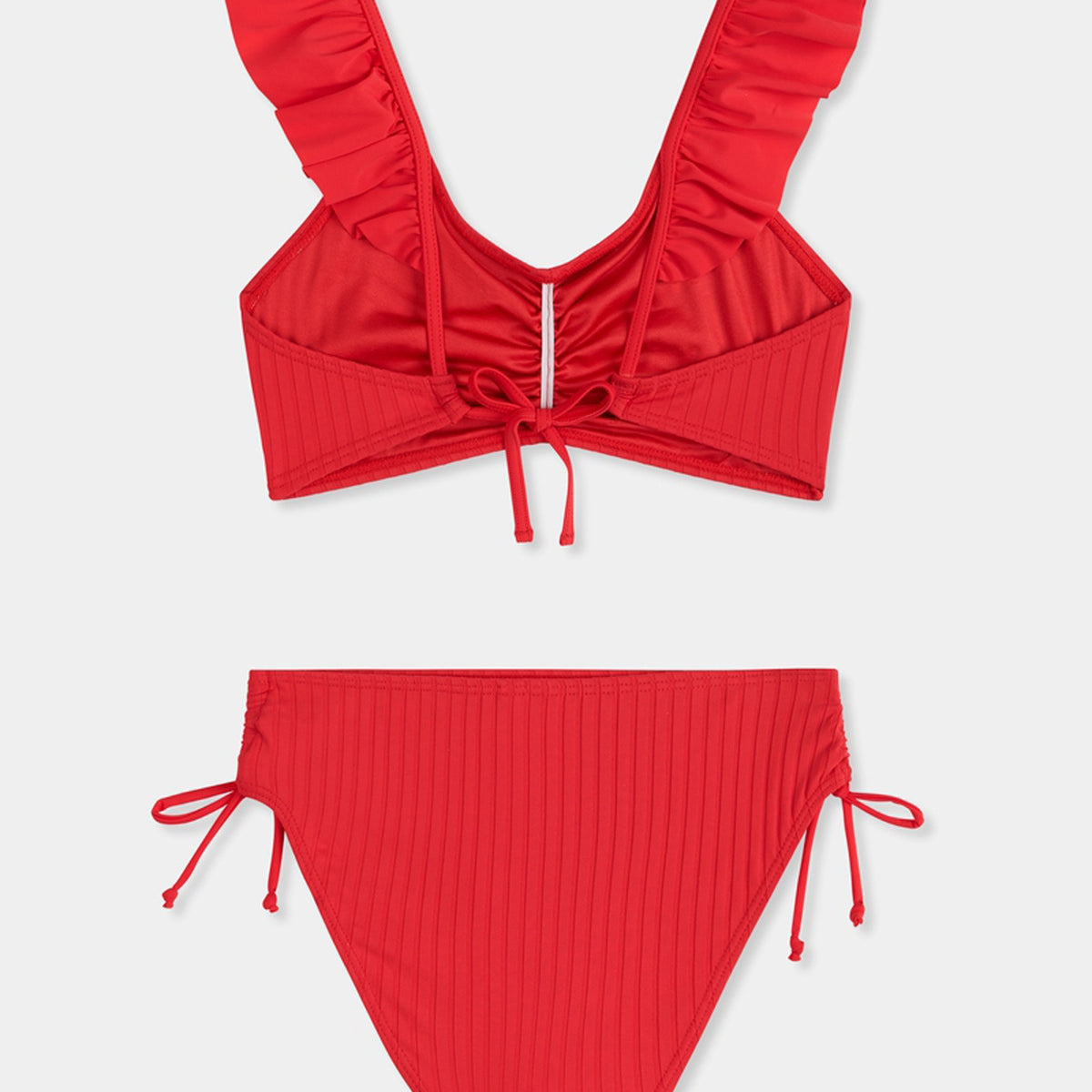 Girls Ruffle Bikini - Chilli Red – Seafolly Singapore