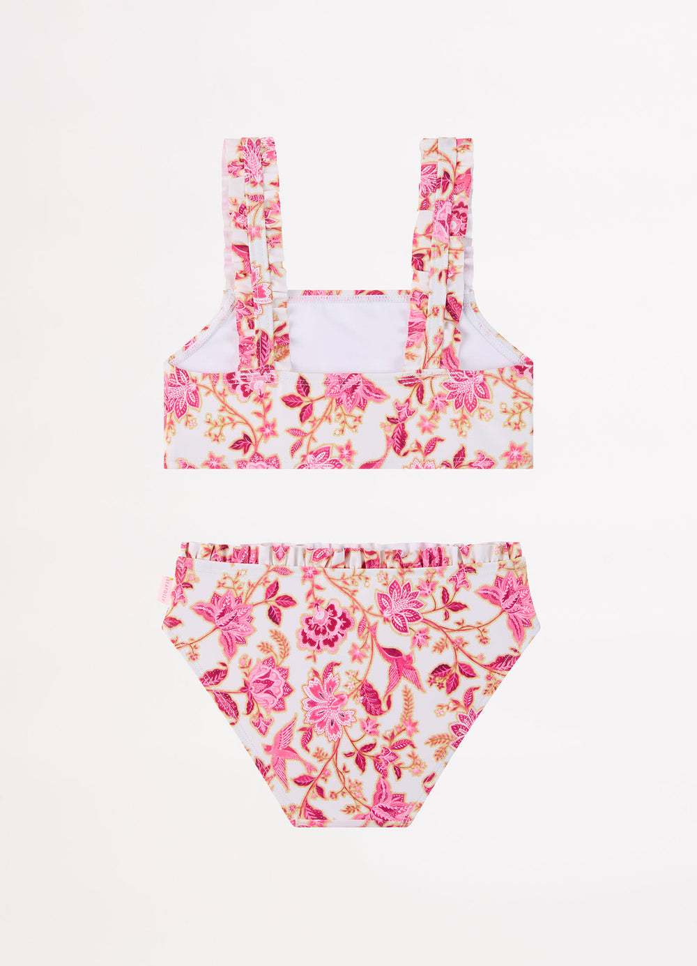 Silk Road Girls Mini Ruffle Bikini - Pink – Seafolly Singapore